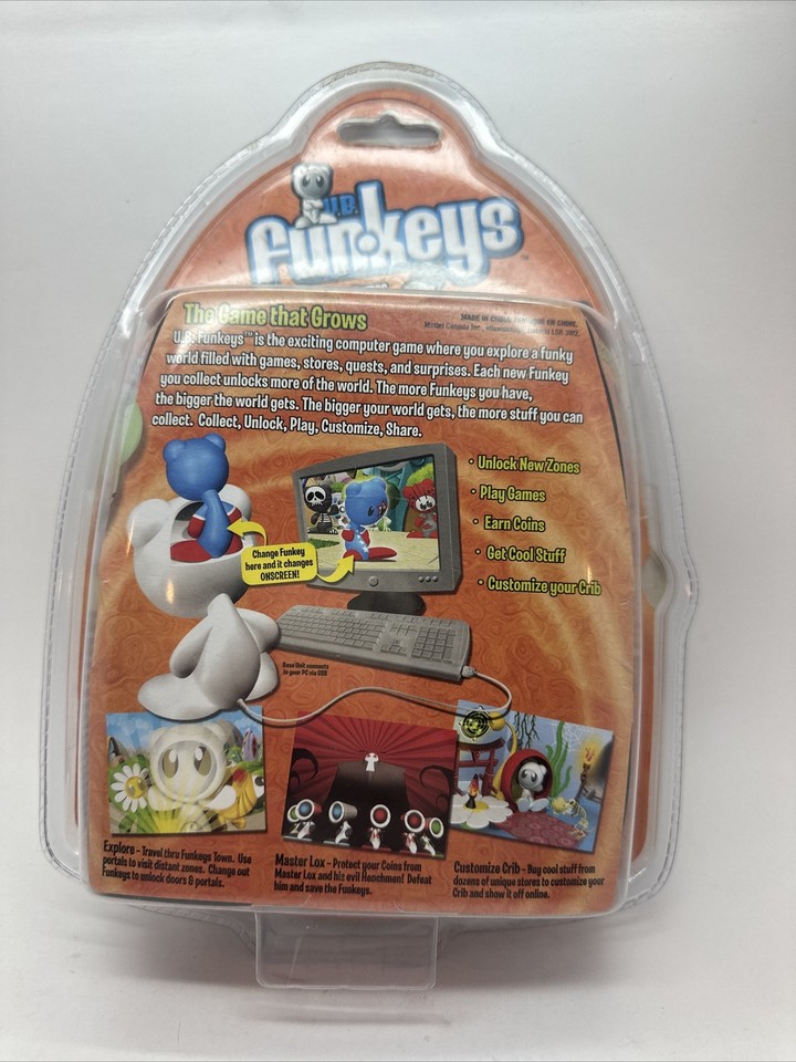 Sealed New UB Funkeys 2008 Starter Kit Hub (Lotus, Bones, Scratch ...