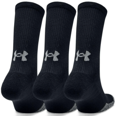 UNDER ARMOUR HEATGEAR® TECH CREW MENS GOLF SPORTS SOCKS / DISCOUNT 3 PACK | eBay