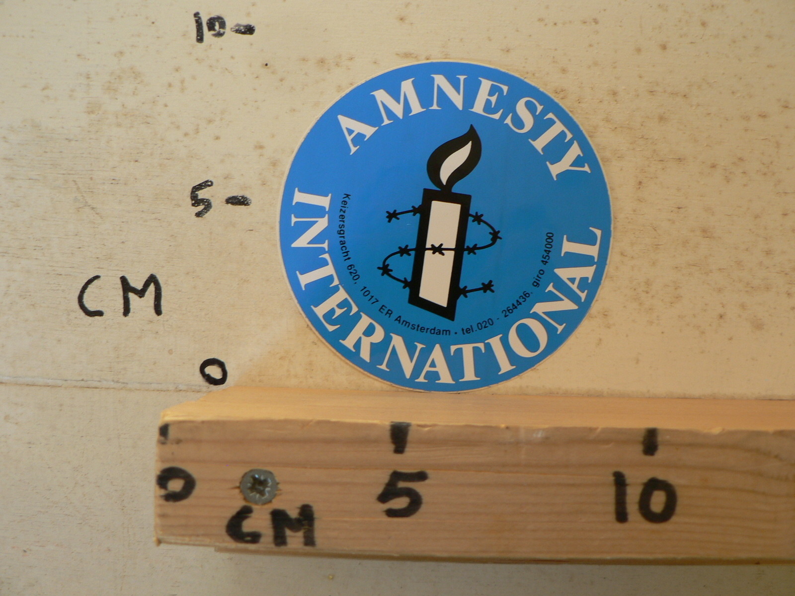 STICKER,DECAL AMNESTY AI INTERNATIONAL A | eBay