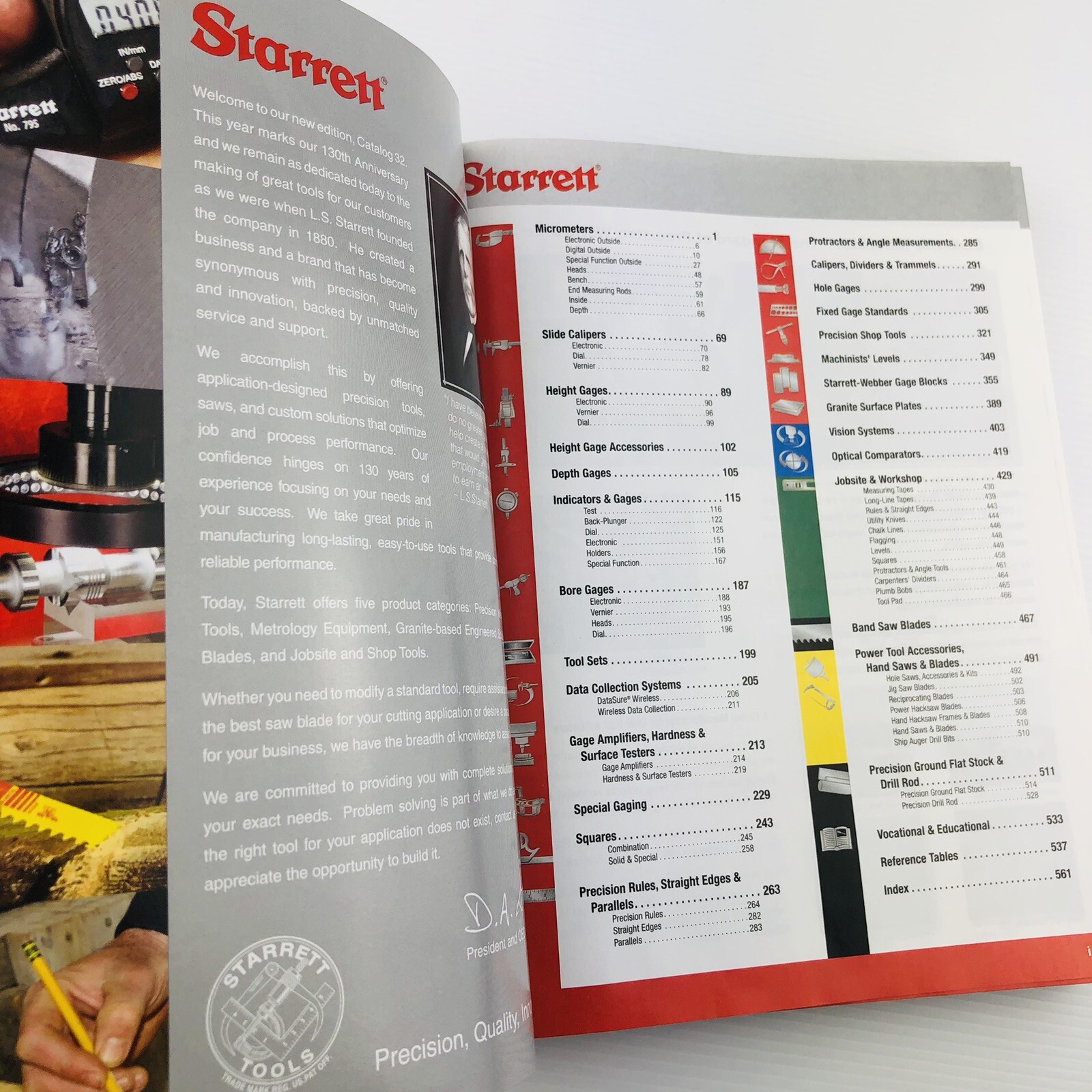 Starrett Catalog No. 32 Mechanical Tools 2010 | eBay