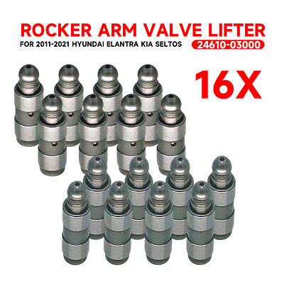 16X Rocker Arm Valve Lifter 24610-03000 for 2011-2021 Hyundai Elantra ...