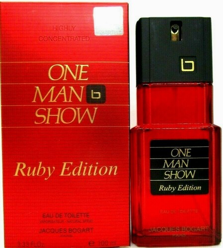 JACQUES BOGART ONE MAN SHOW RUBY EDITION EDT SPRAY FOR MEN 3.3 Oz / 100 ...