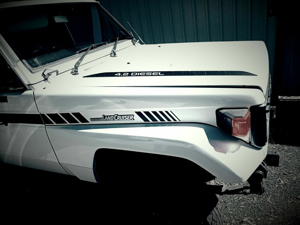 AM side Door STRIPES Fit TOYOTA Landcruiser 70 75 series TROOPY decals ...