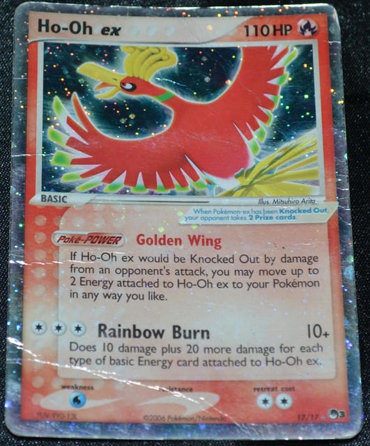 Holo Foil Ho-Oh ex # 17/17 Pop Series 3 Promo Set Pokemon Trading Cards ...