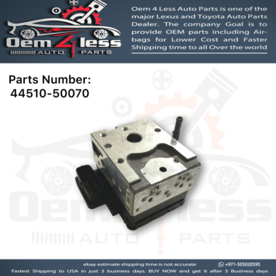 Lexus LS460 ABS ANTI LOCK BRAKE ABS Pump Actuator 44510-50070 | eBay