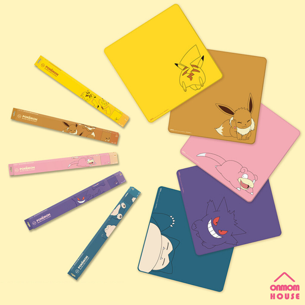 Pokemon Play Mat 5 Type Board Game Pad TCG Pikachu Eevee Snorlax Gengar ...