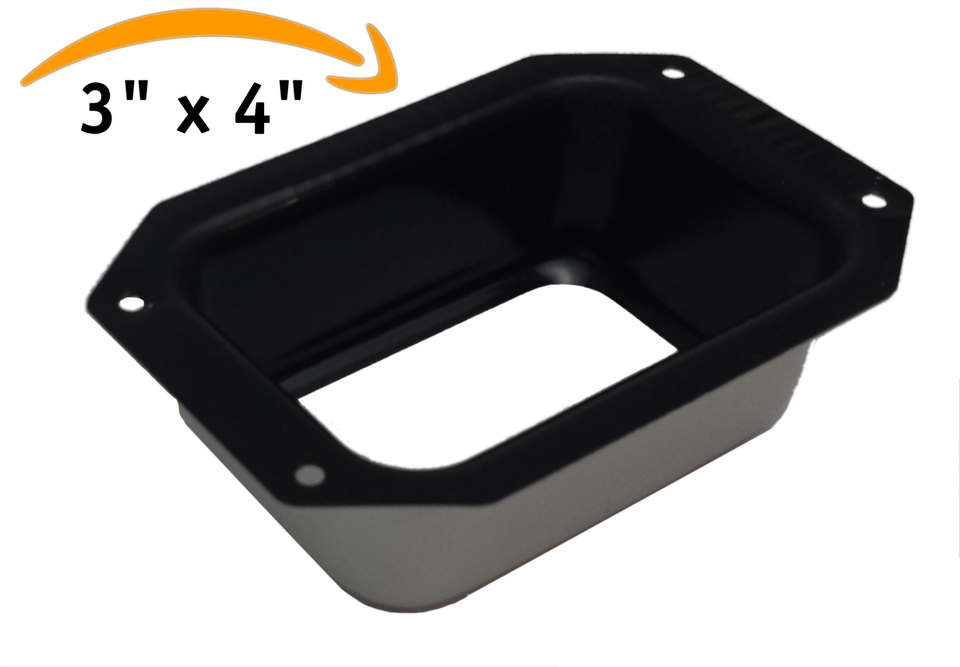2x3 or 3x4 Aluminum Rectangular flat bottom Gutter Drop Outlet(s) | eBay