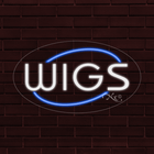 NEW "WIGS" w/BORDER OVAL 28x16x1 INCH LED FLEX WINDOW/WALL INDOOR SIGN ...