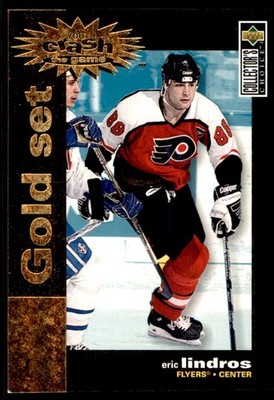 1995-96 COLLECTOR'S CHOICE YOU CRASH THE GAME GOLD ERIC LINDROS ...