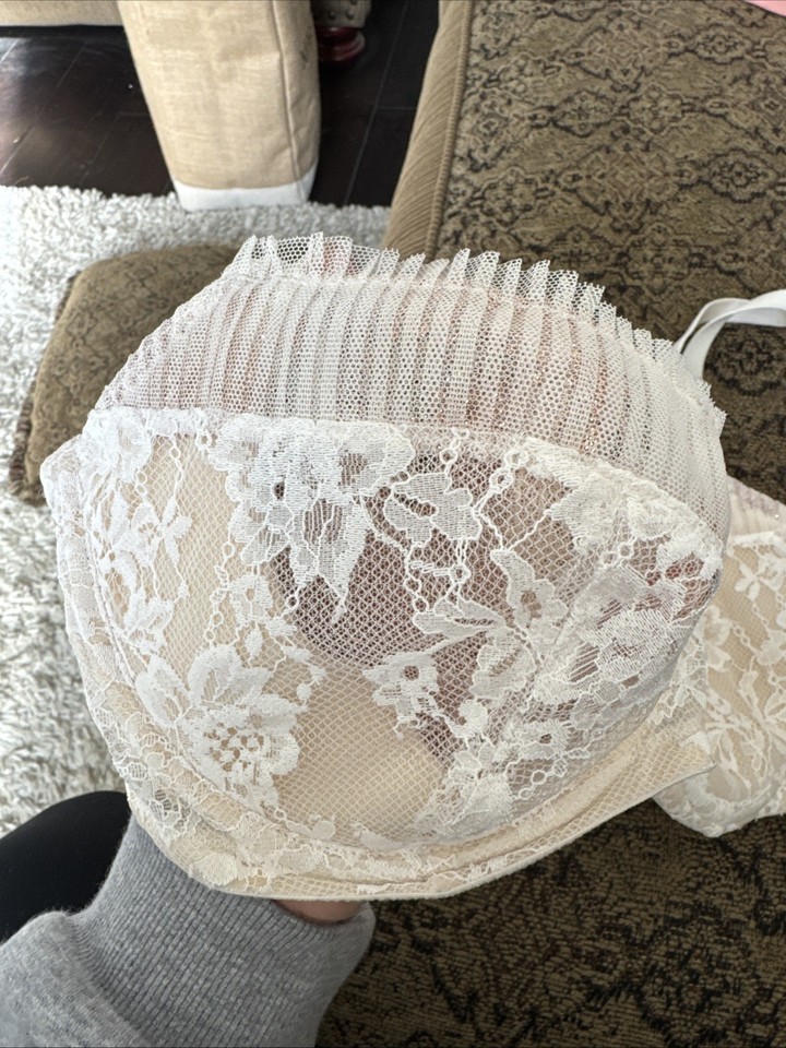 Victoria Secret Dream Angels Push Up Without Padding 36D Bra Cream | eBay