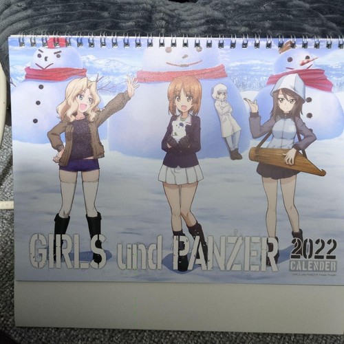 Girls & Panzer 2022 Desk Calendar | eBay