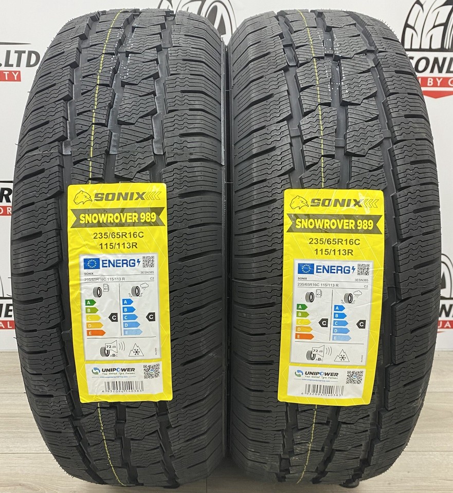 4 X 235 65 16C SONIX WINTER 235/65R16C 115/113R COMMERCIAL M+S VAN ...