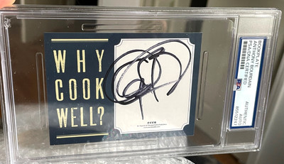 Anthony Bourdain ~ Signed Autographed Medium Raw Bookplate~ PSA DNA Encased | eBay