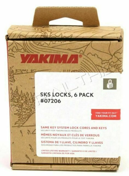 Yakima A155 a 155 Locking SKS Lock Cores 6-pack Locks 2 Keys Control ...