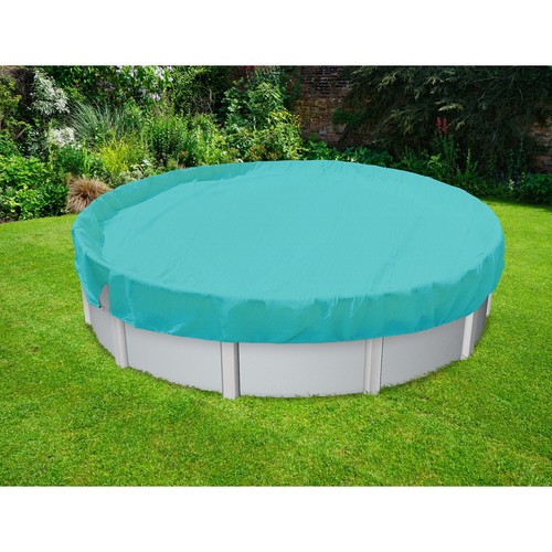 Above Ground Pool Cover Round Winter Tarp Cover for Home Swimming Pool ...