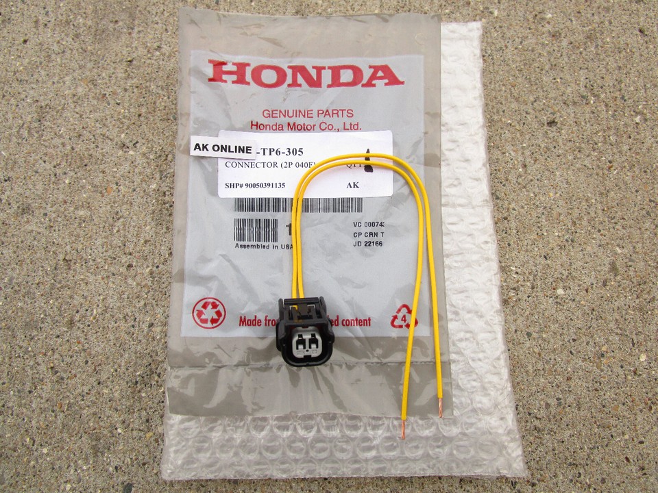 2016-2018 Honda Pilot Rear Tail Light Back Up Light Pigtail Connector ...