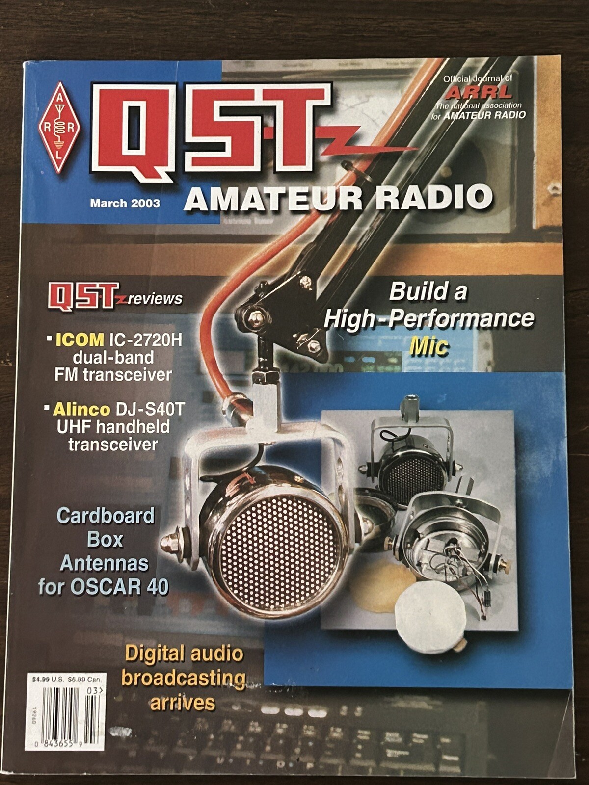 QST Magazine March 2003 Ham Radio Magazine | eBay