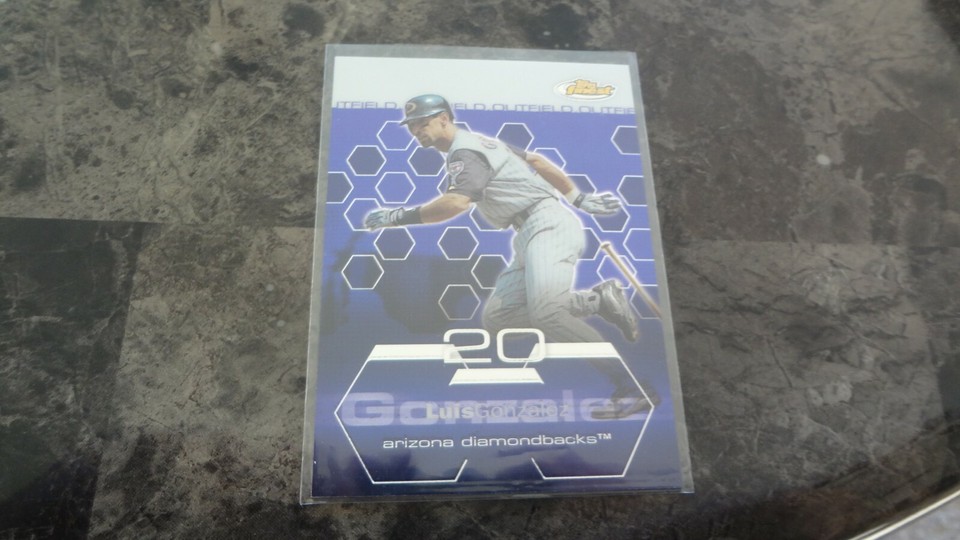 2003 TOPPS FINEST #62 LUIS GONZALEZ BASEBALL CARD | eBay