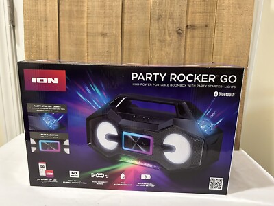 Ion Party Rocker Go High Power Portable Boombox With Party Starter ...