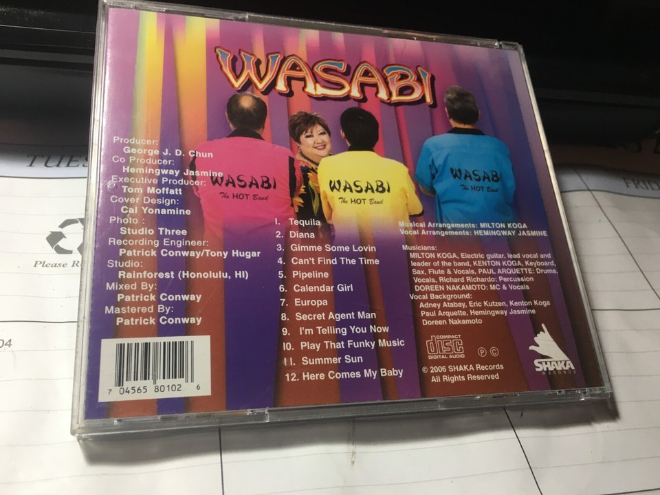 WASABI - WASABI ORIGINAL HAWAIIAN CD | eBay