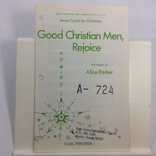 Good Christian Men Rejoice Seven Carols for Christmas Choral Octavo ...
