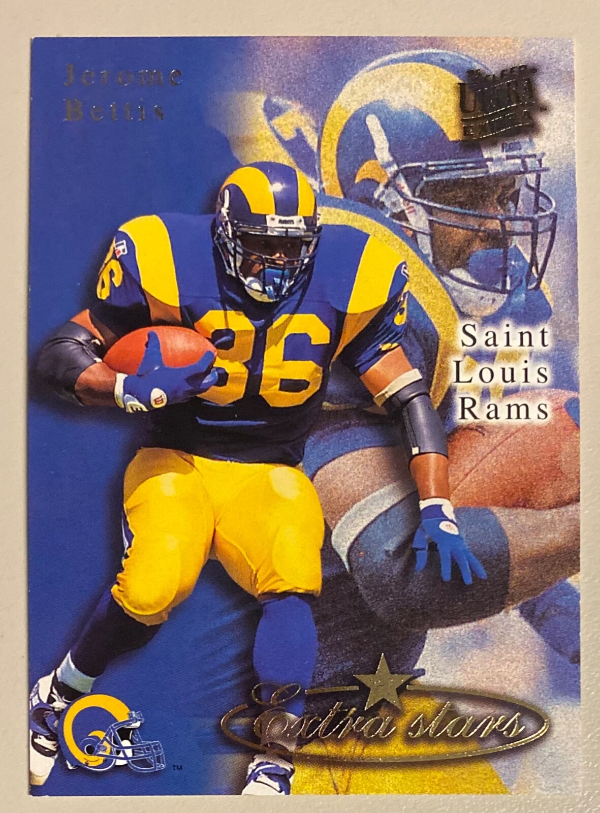 Jerome Bettis Saint Louis Rams 1995 Fleer Ultra Extra (Extra Stars ...