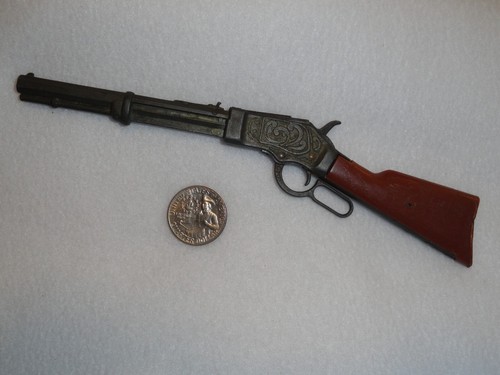Vintage Miniature Die Cast Toy Lever Action Rifle | eBay