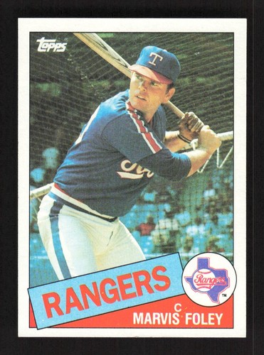 1985 Topps Baseball Marvis Foley #621 Texas Rangers | eBay