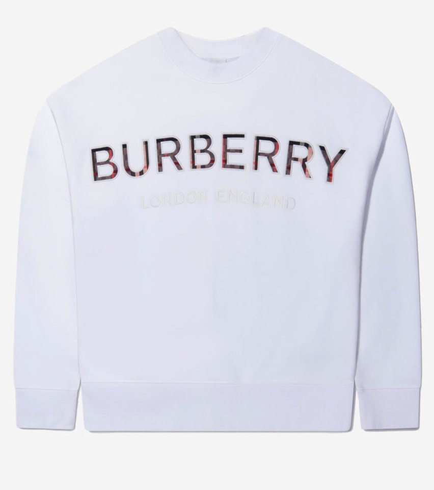 NWT Burberry Girl Stunning Logo Sweatshirt Sweater 10 Yr Current Season ...
