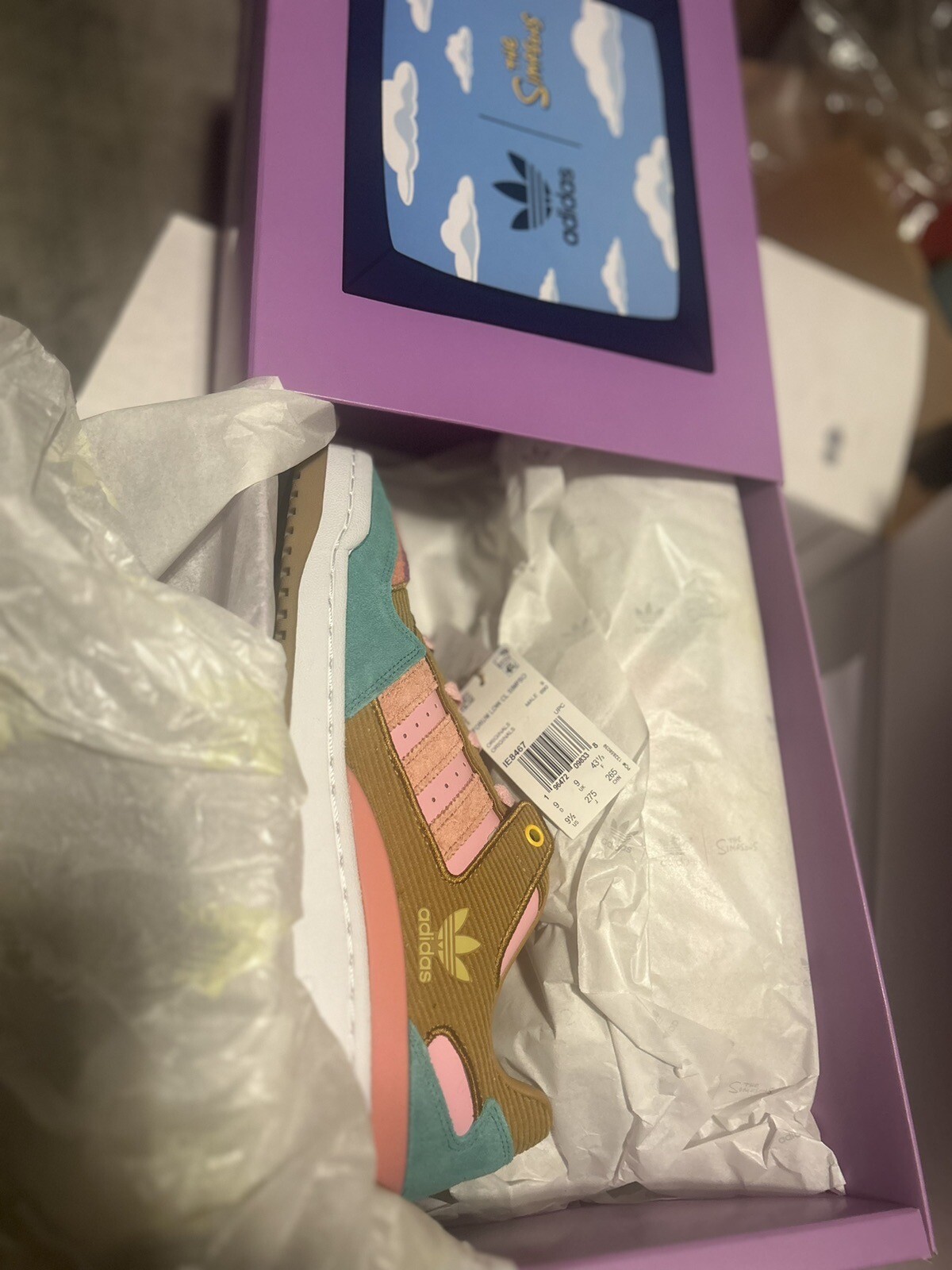 Adidas Originals Forum Low Classic x Simpsons Living Room Men's 12 New ...