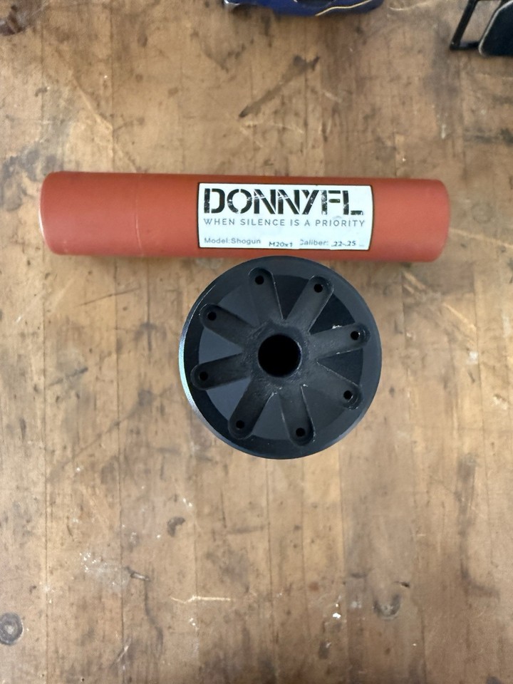 DonnyFL-SHOGUN-M20X1- .22/.25 cal.-AIR GUN SILENCER | eBay