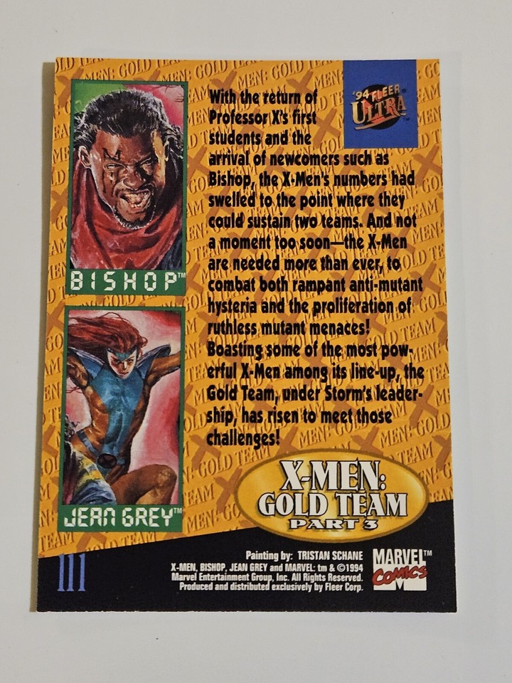 1994 Fleer Ultra X-Men Trading Card #111 Bishop, Jean Grey | eBay