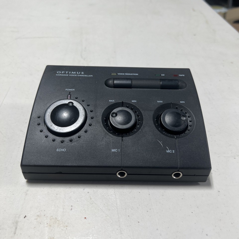 Optimus 32-1168 Echo Effect Karaoke Voice Canceler Canceller MixerBlack ...