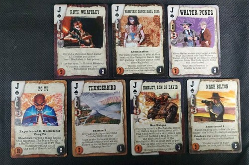 Deadlands Doomtown Boot Hill CCG Card Game Card Lot J Jack's Spade ...