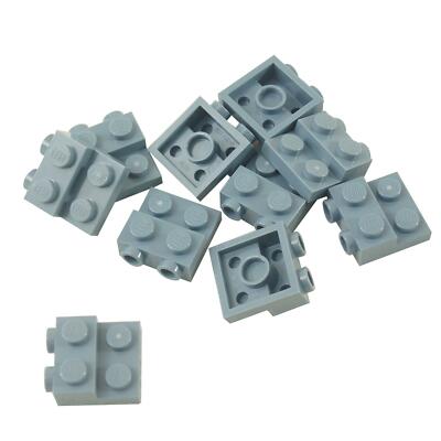 10 NEW LEGO Plate, Modified 2 x 2 x 2/3 with 2 Studs on Side Sand Blue ...