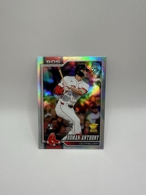 2026 Topps Series 1 Roman Anthony RC Gold Cup Rainbow Foil #189 Boston ...