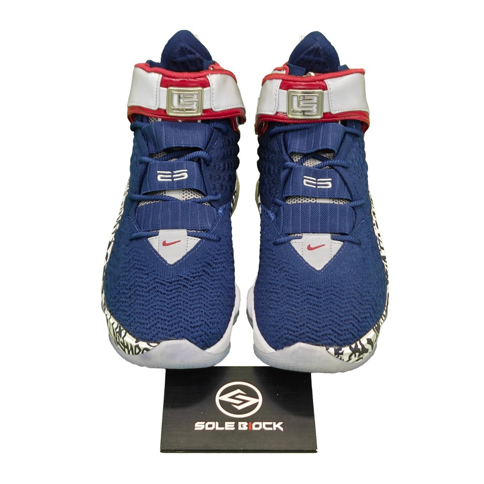 Nike LeBron 17 EP LeBron 4 Cold Blue Graffiti - CT6052-400 | eBay