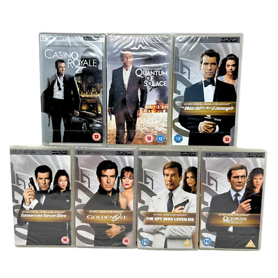 James Bond 007 Lot of 7 (UMD) PSP UMD Video Action New and Sealed!!! | eBay