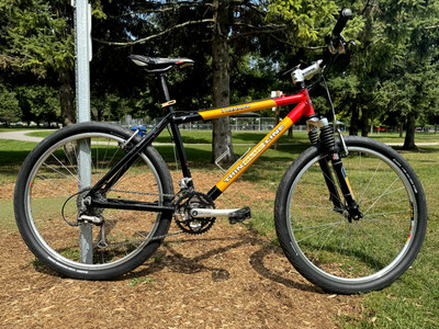 Thin Blue Line Vintage MTB Shimano XT XTR Aluminium Rock Shox Original ...