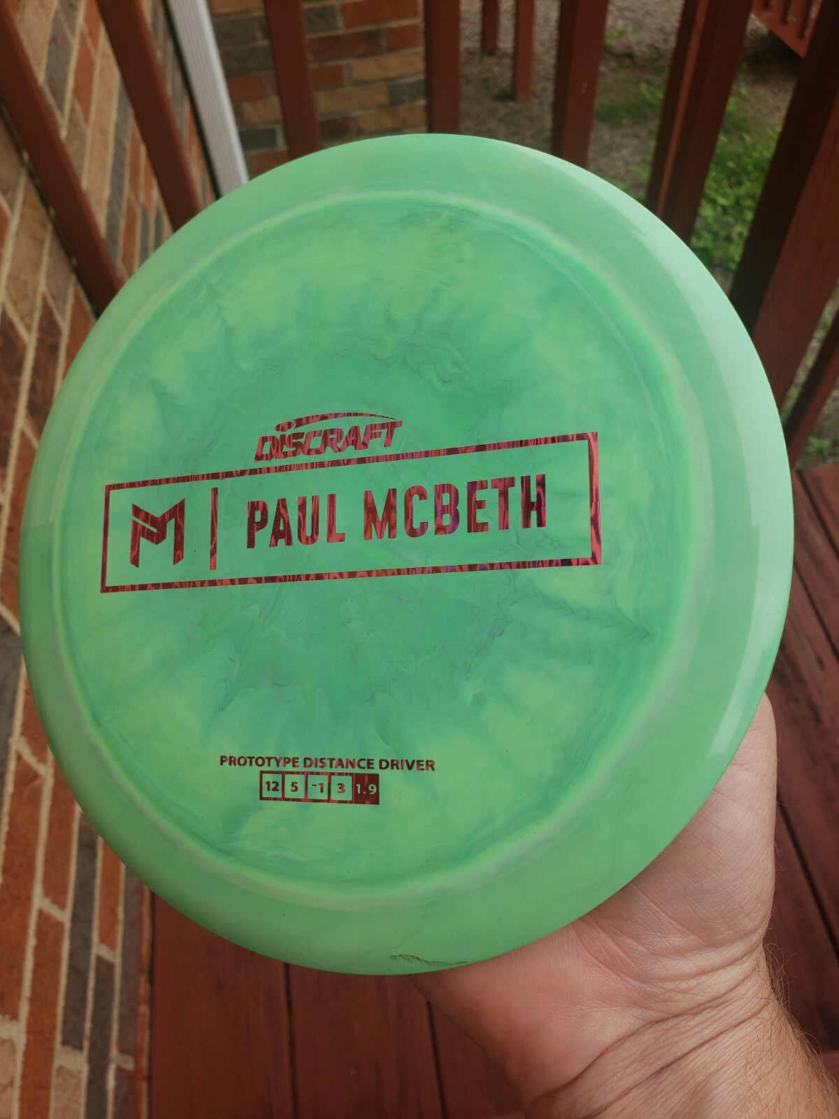 Prototype Zeus Paul Mcbeth Discraft Disc Golf | eBay