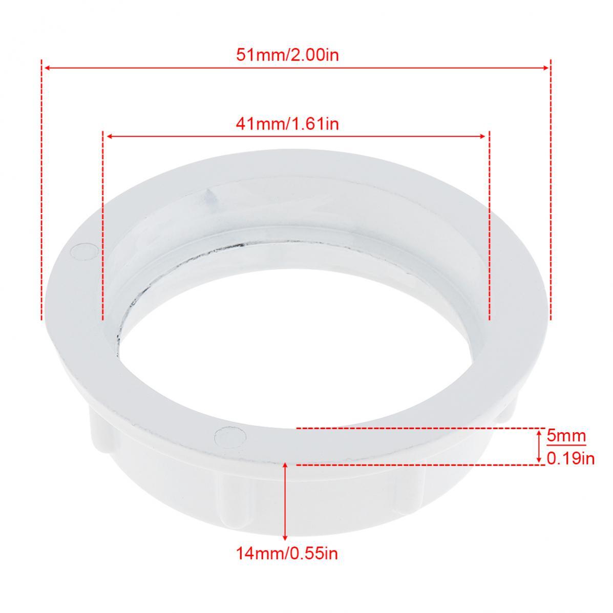 Light Socket Shade Rings Aluminum Alloy Threaded Socket Ring for Medium ...