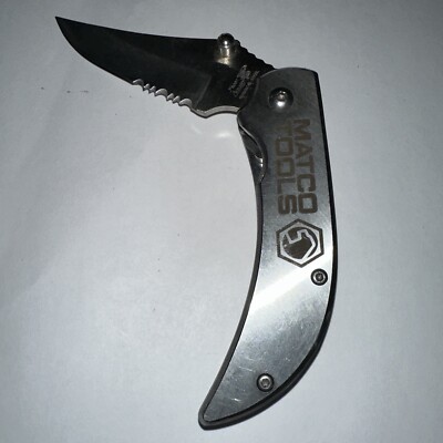 Matco Tools Quicksilver 2 Stainless Frost Cutlery Folding Pocket Knife ...