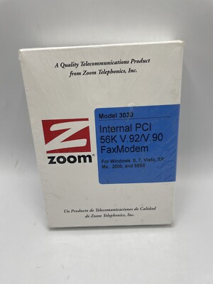 Zoom Model 3030 Internal PCI 56K V.92/V.90 FaxModem | eBay