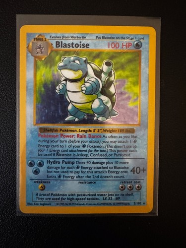 Blastoise 002/102 Base Set (SHADOWLESS) Holo | eBay