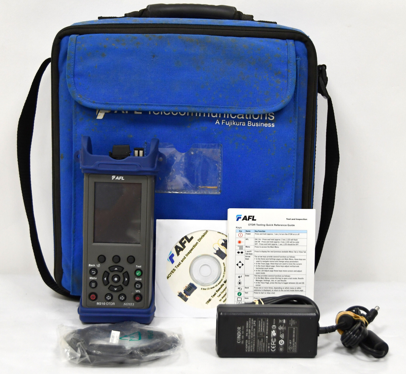 AFL+Noyes+M210+Quad+SM+Mm+Fiber+OTDR+W%2F+OPM+%26+VFL+M+210+M-210+M200 ...