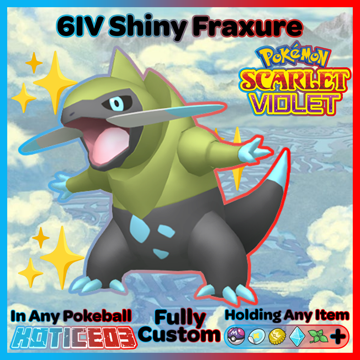 Shiny Fraxure
