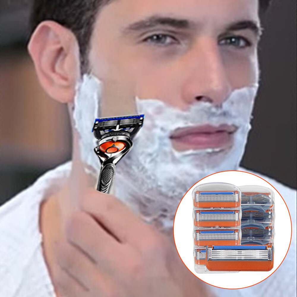 Razor Blades Shaving Face