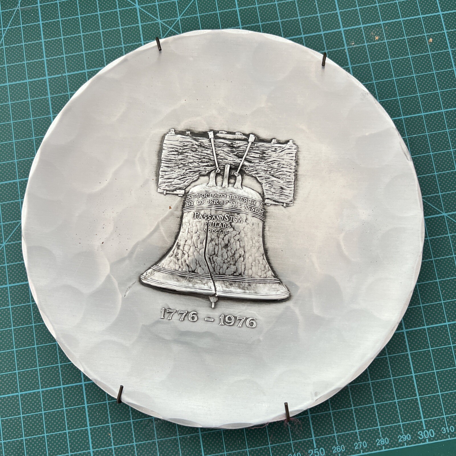 Handmade Wendell August Forge Liberty 1776-1976 Liberty Bell Plate | eBay