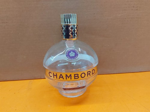 ⭐️⭐️⭐️⭐️⭐️ Empty 750mL Chambord Black Raspberry Liqueur Bottle w/ Cap ...