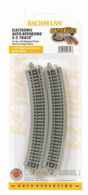 Bachmann N Auto-Reversing Track w/Nickel Silver Rail & Gray Roadbed E-Z ...